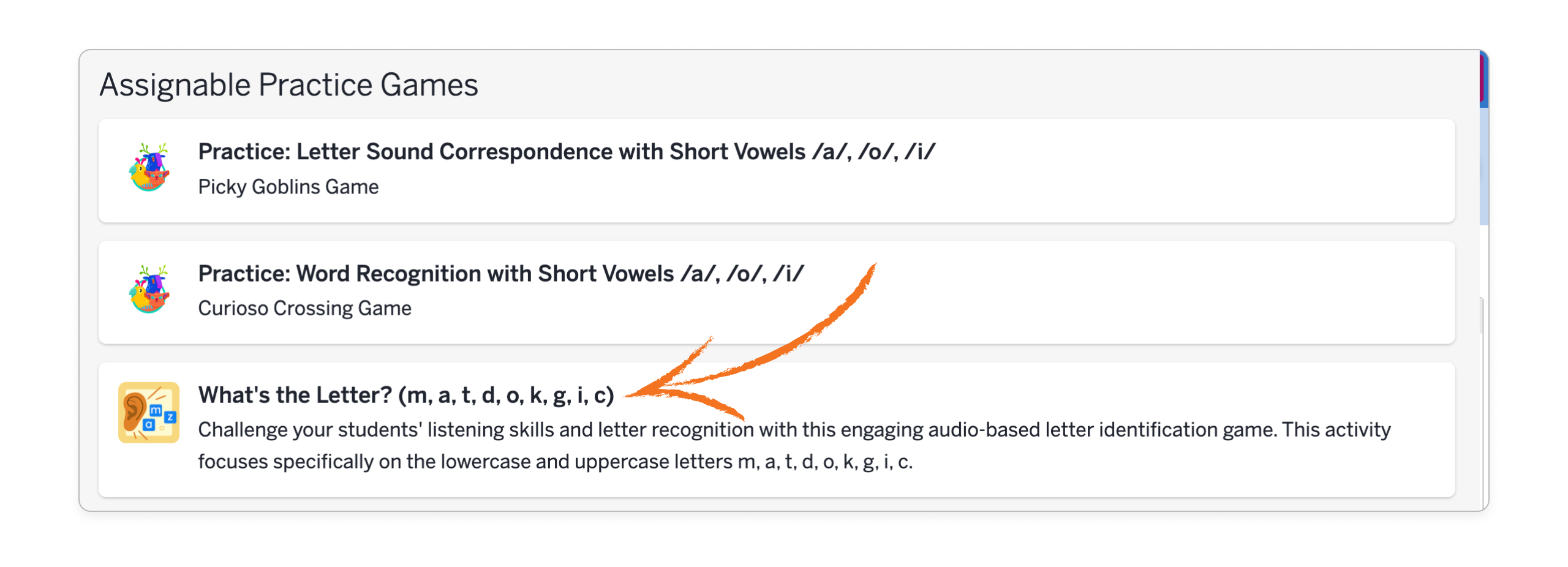 Amplify CKLA 3rd Edition: Kindergarten resources for letter names