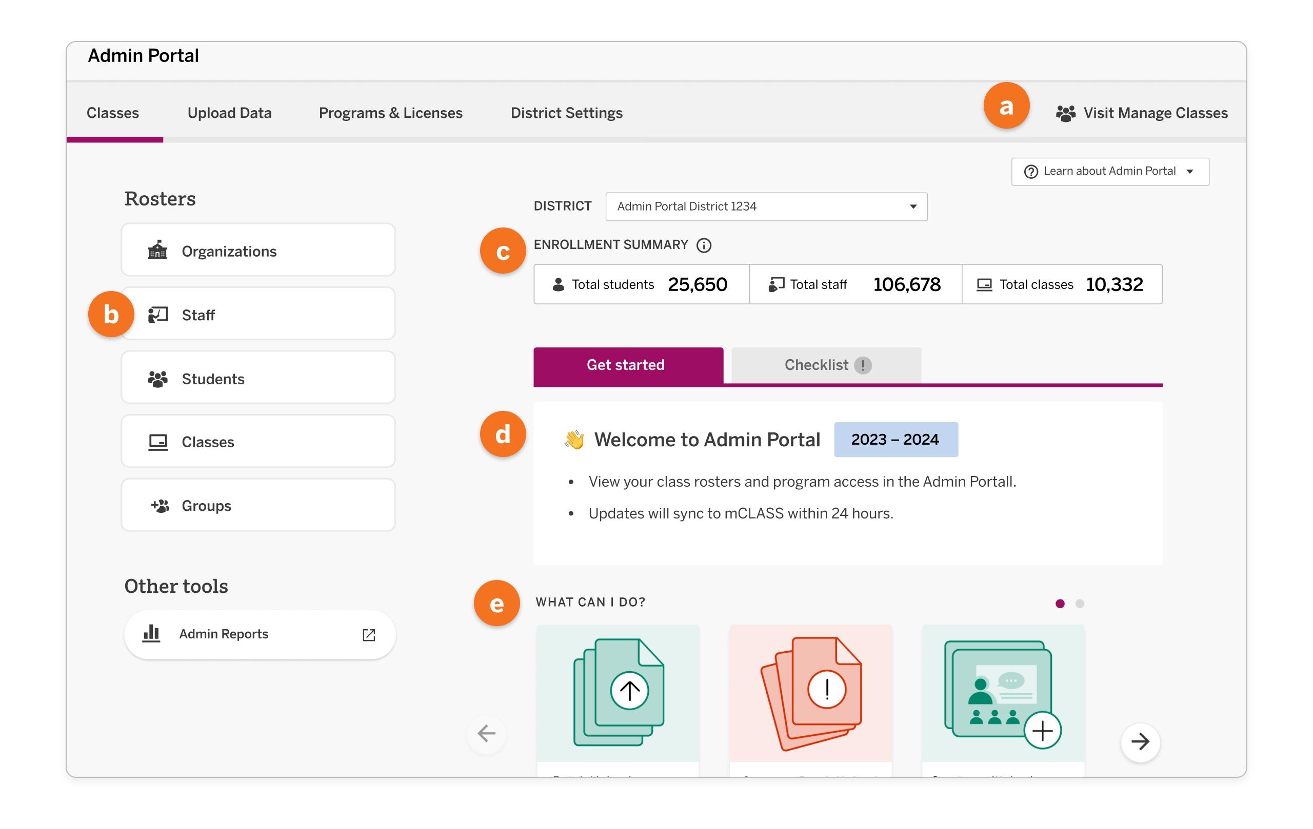 Admin Portal: Overview