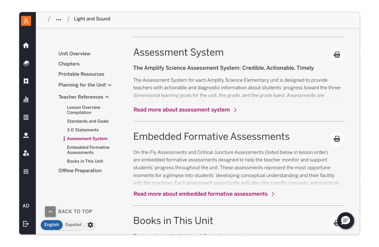 Unit Assessments in Amplify Science K–5