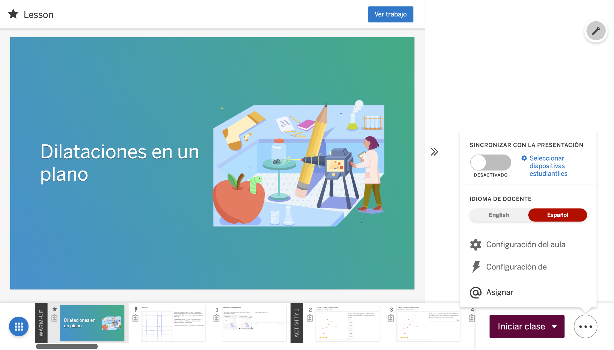 Amplify Math: Spanish content and capabilities