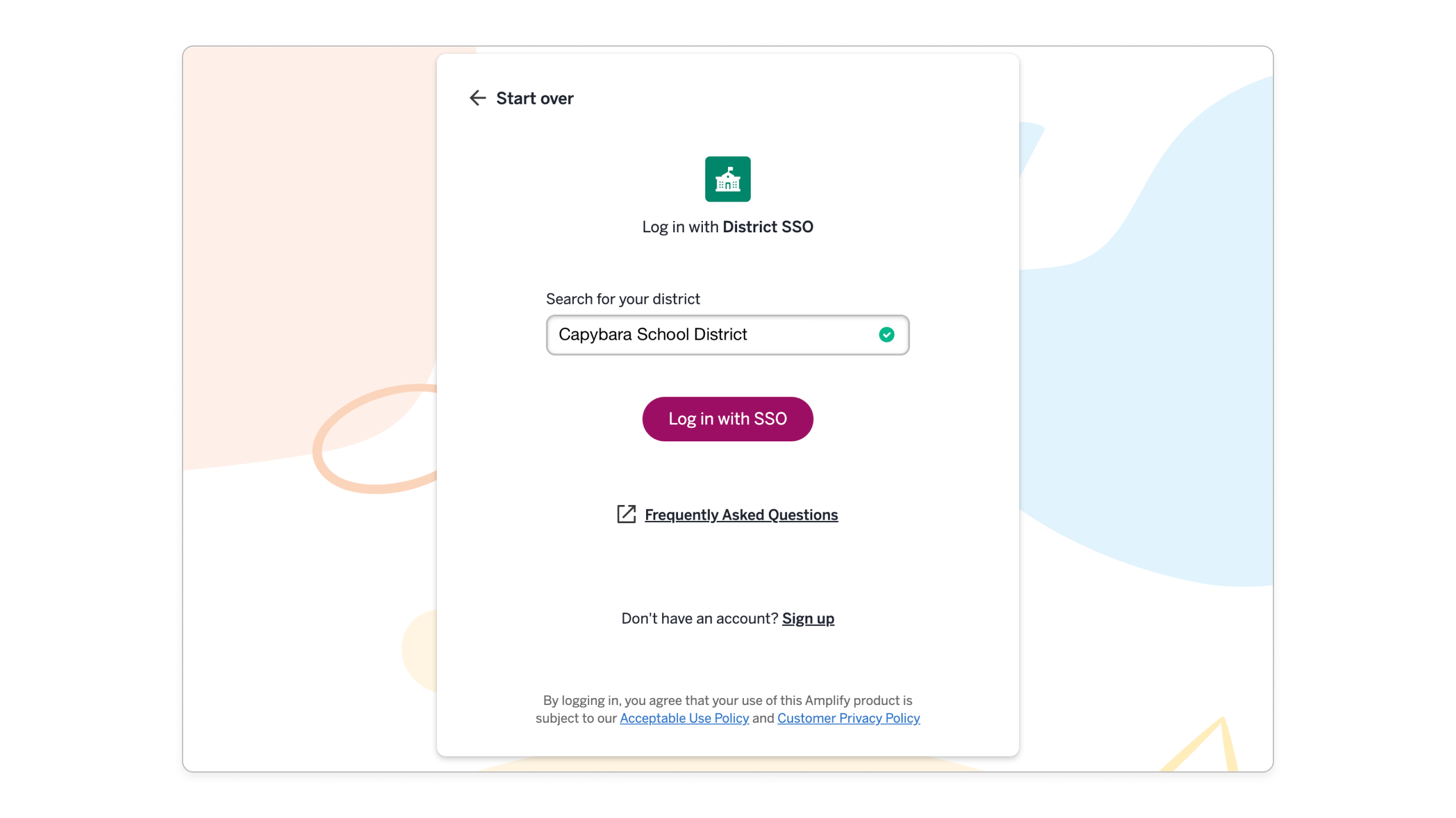 FAQ: Logging in to Amplify