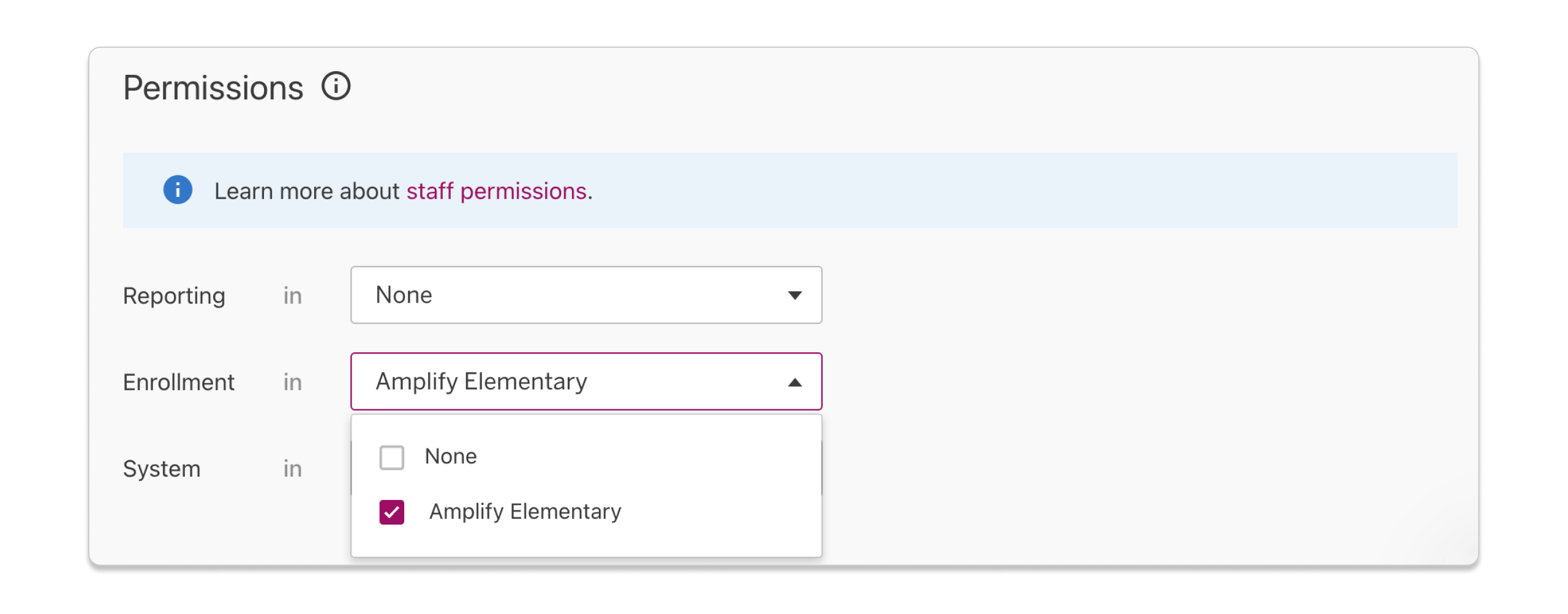 LDOE Admin Portal: Permissions