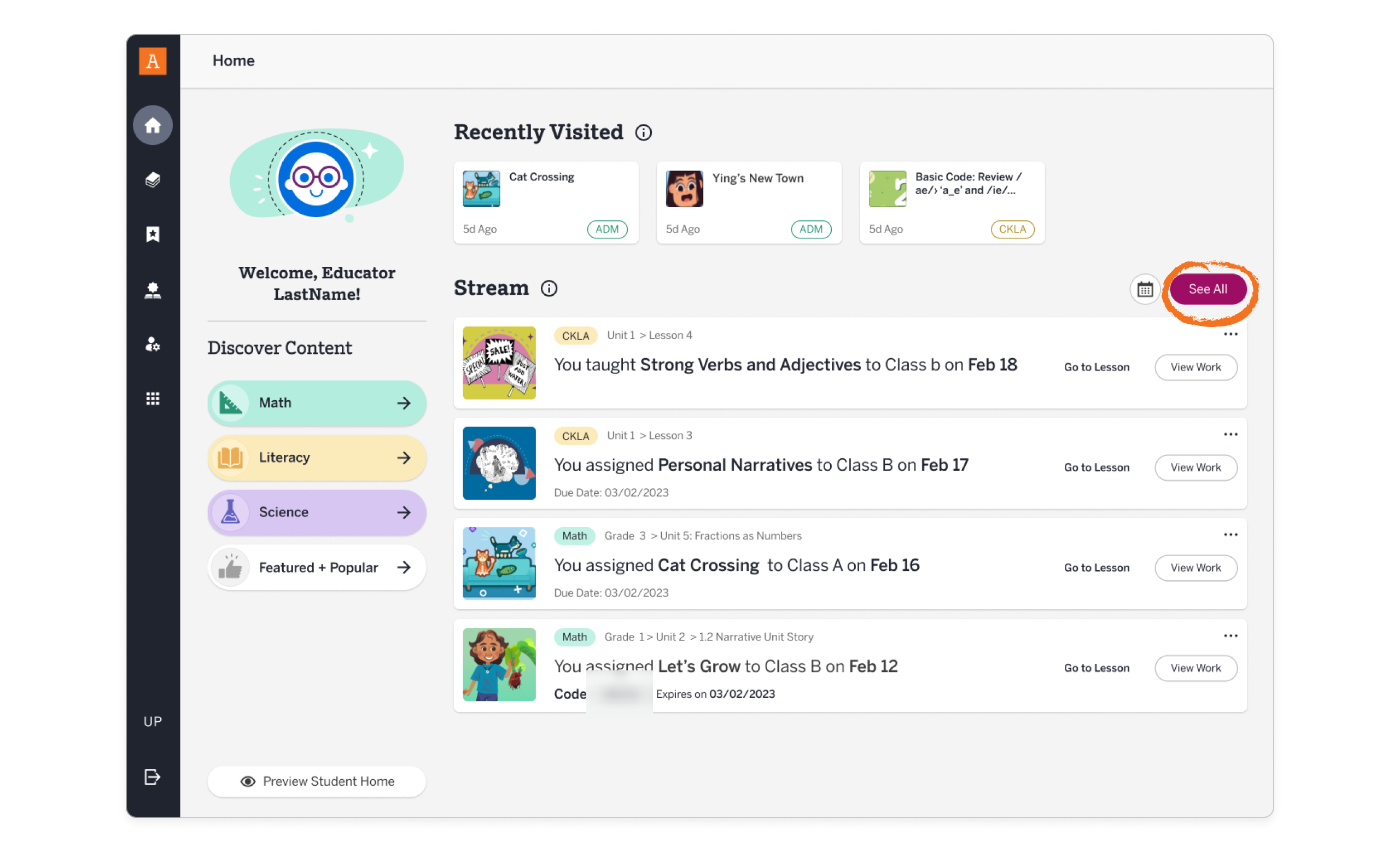 Amplify Classroom: Are you a returning Desmos Classroom educator? Start here!