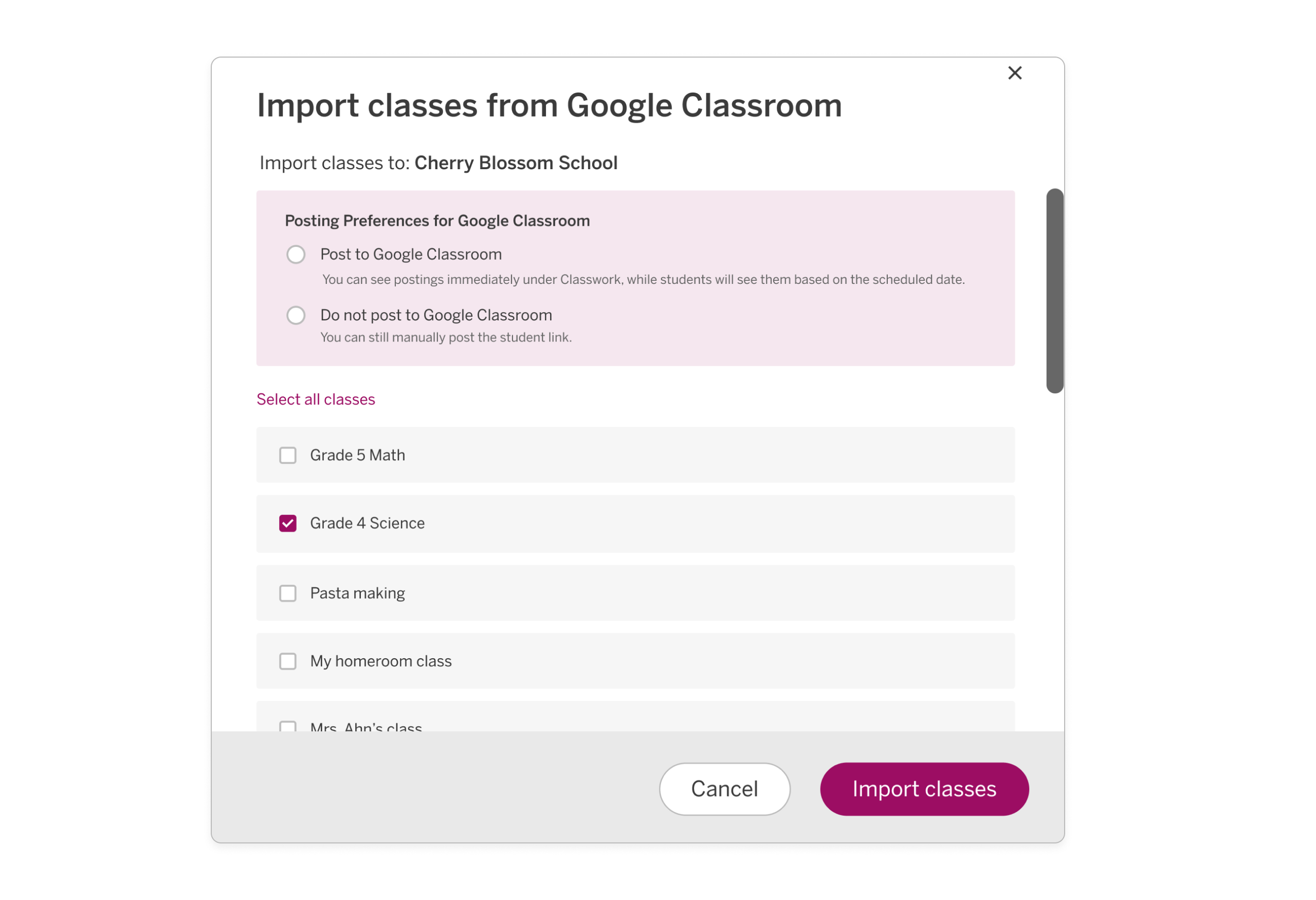 Assigning and single session codes