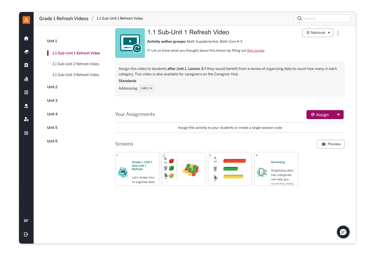 Amplify Desmos Math: Refresh videos