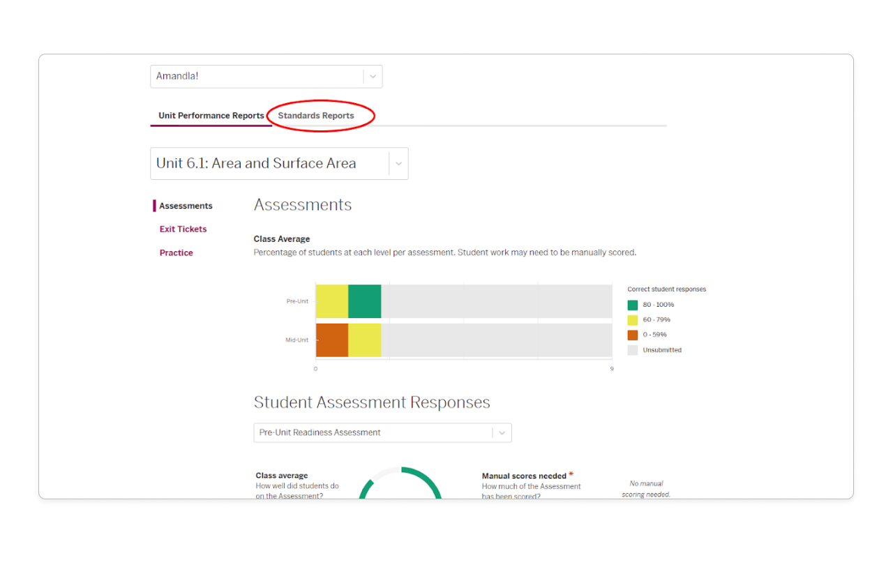 Amplify Math: Standards-Based Reports