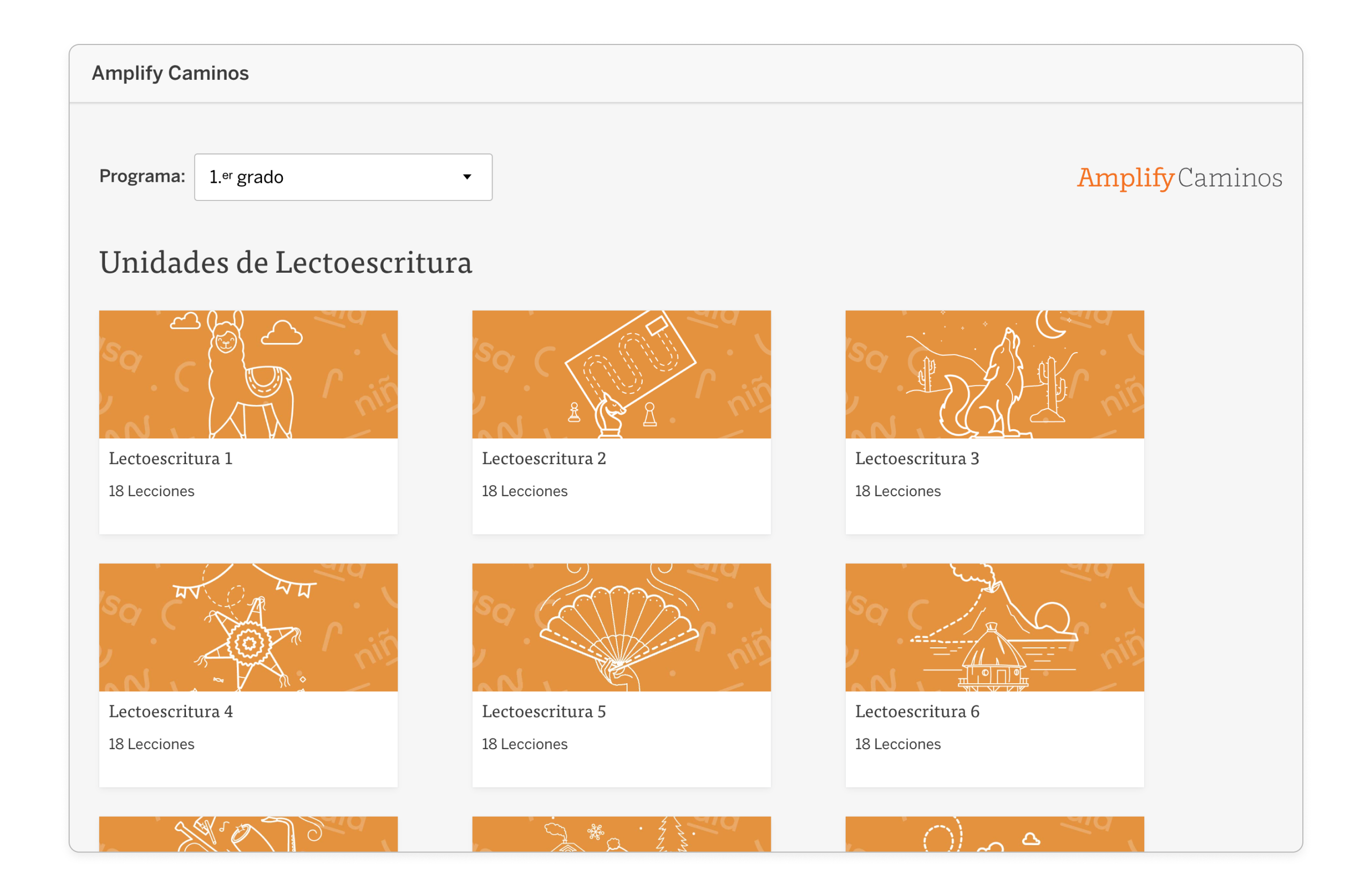 Amplify Caminos digital experience