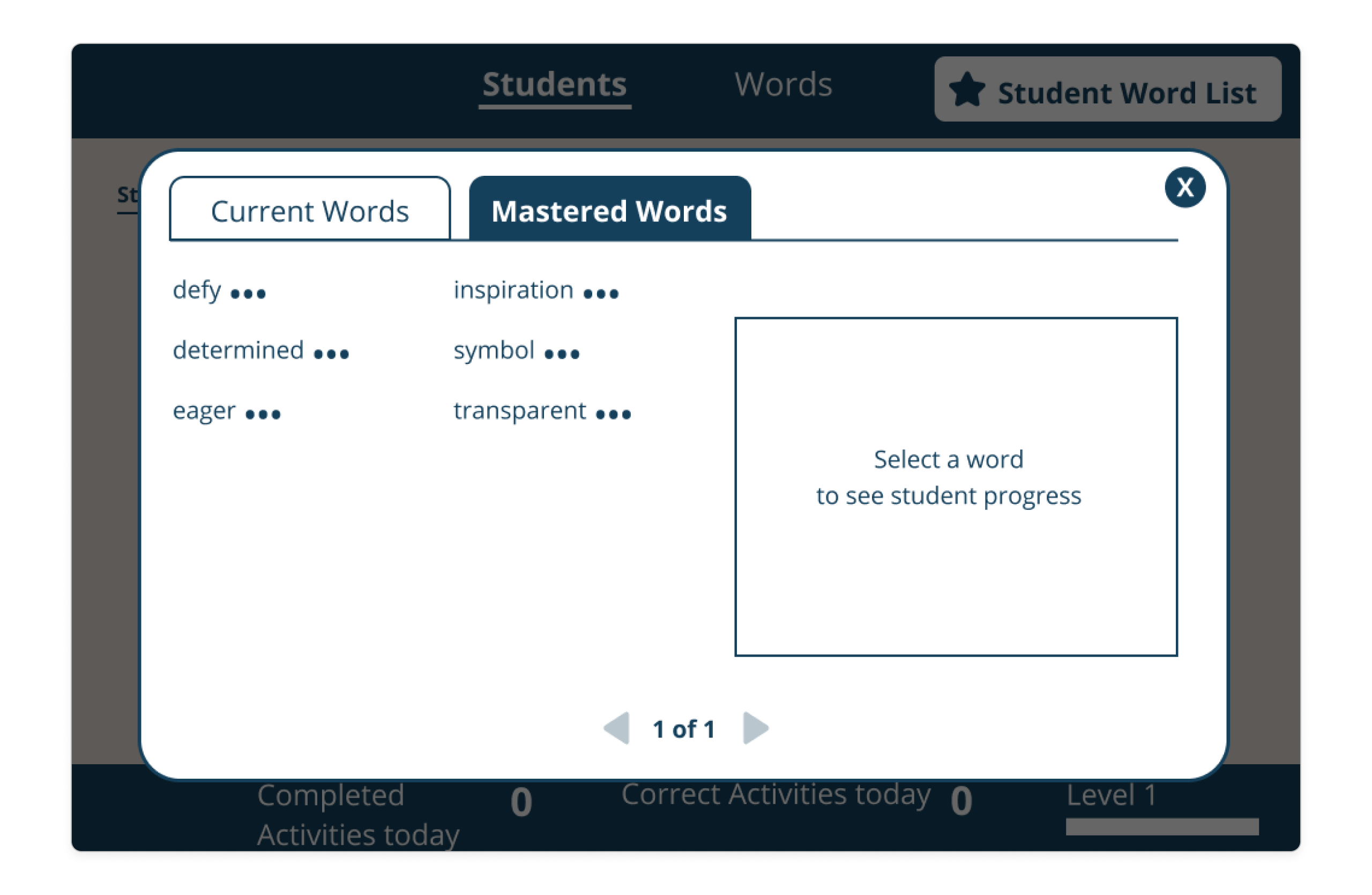 Vocab App: The teacher experience