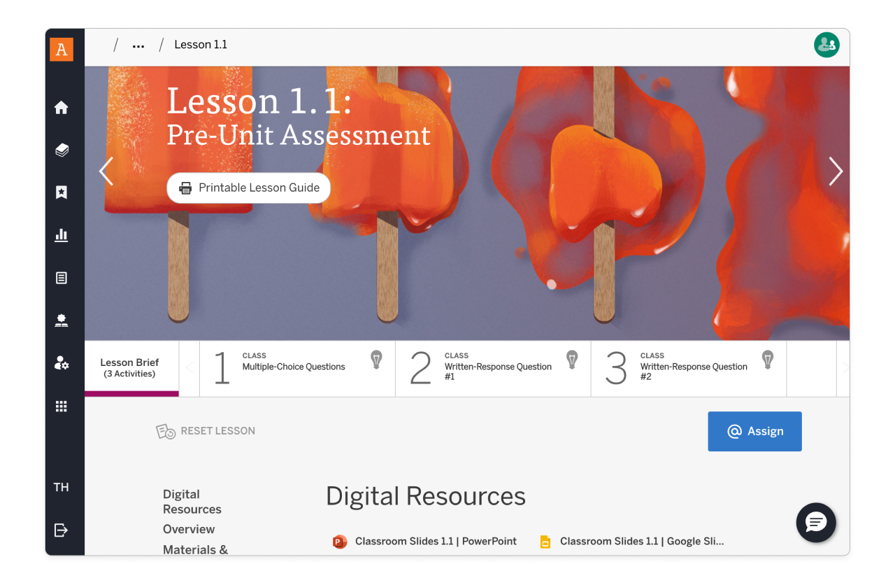 Unit Assessments in Amplify Science grades 6–8