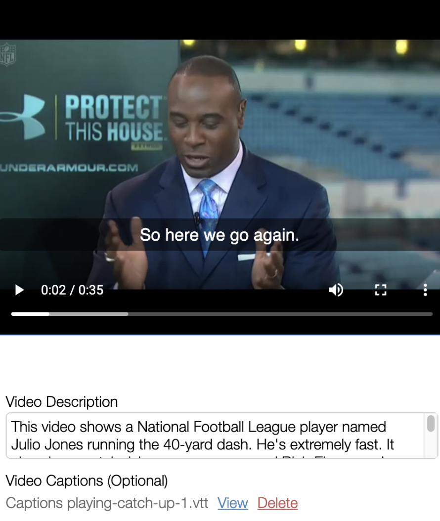 Amplify Classroom: Add video captions