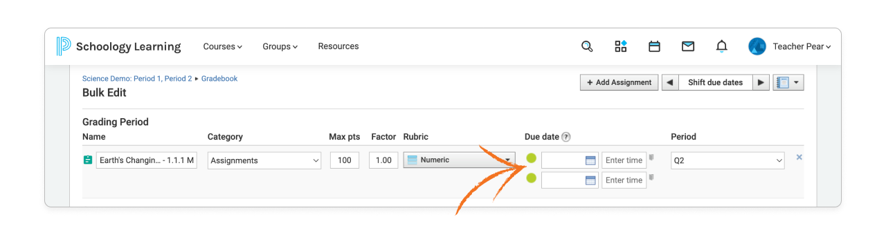 Schoology: Teacher setup for Amplify grade sync