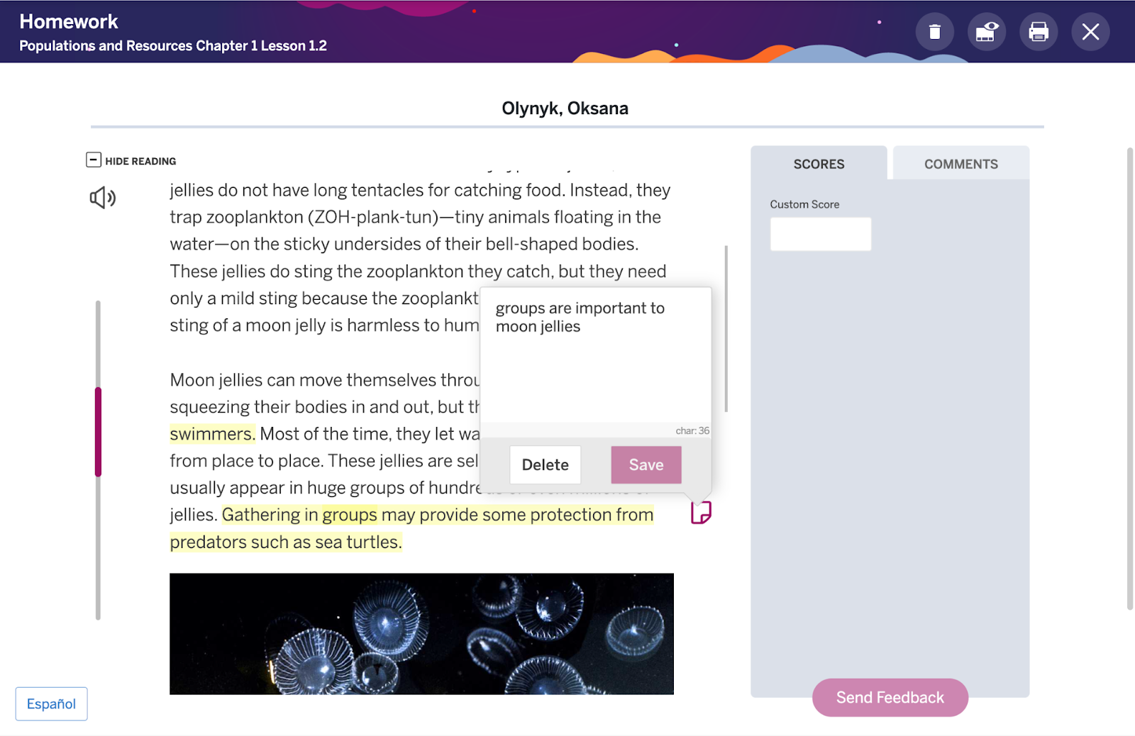 Classwork: Accessing and reviewing student work
