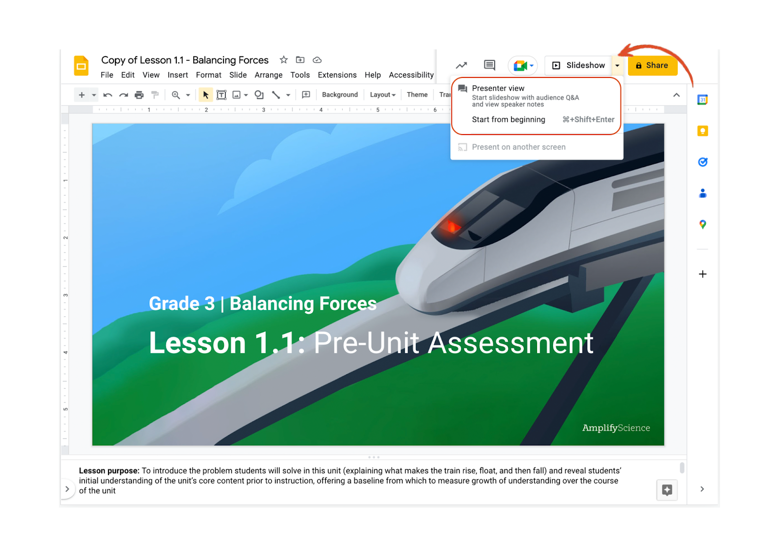 Amplify Science Classroom Slides for grades K–5