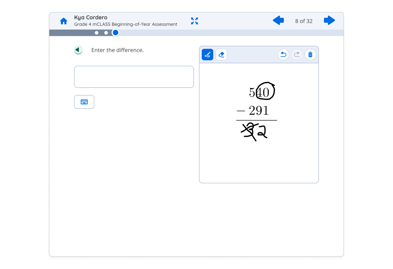 mCLASS Math: Program resources and classroom facilitation tools