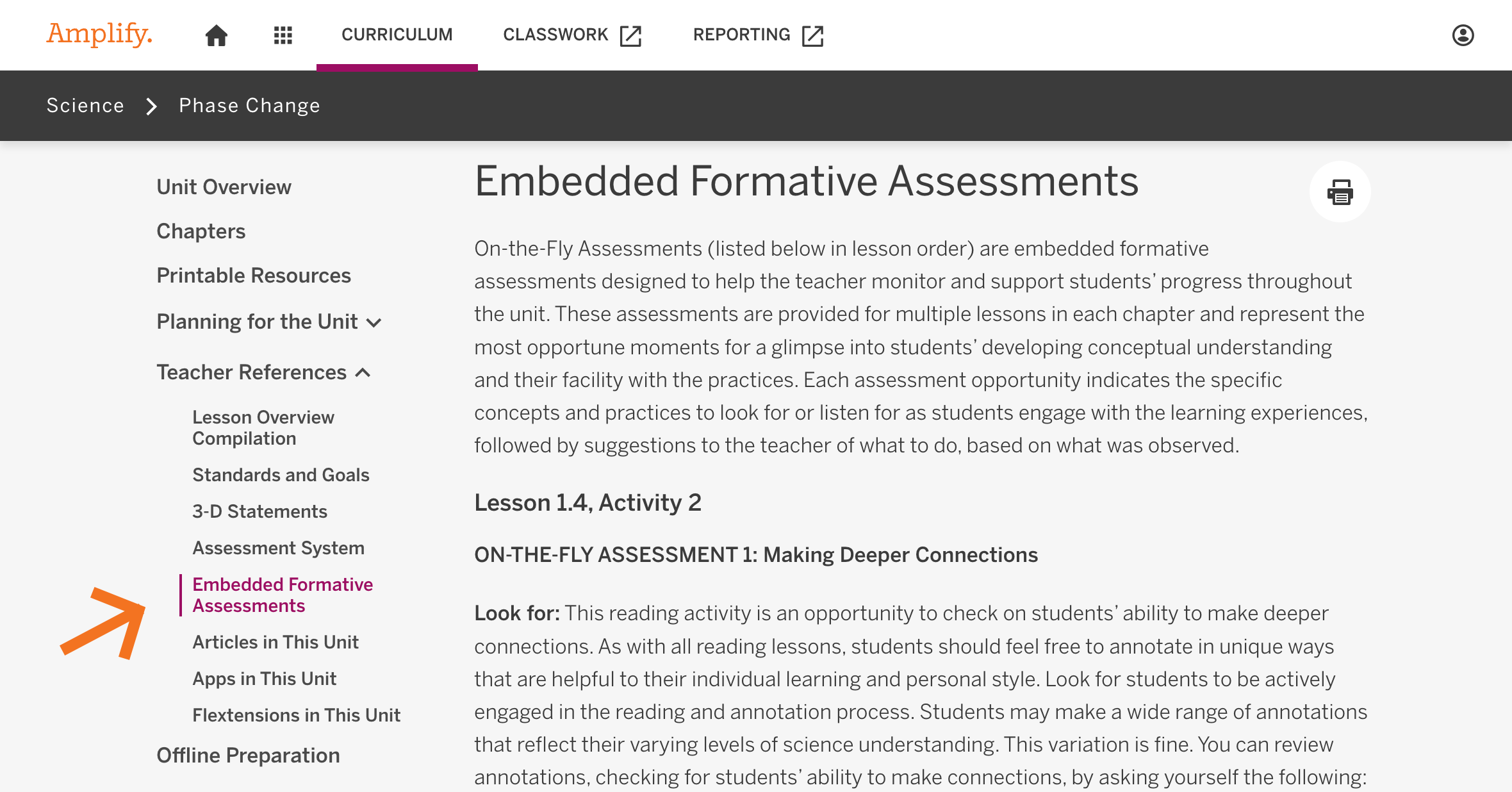 Unit Assessments in Amplify Science grades 6–8