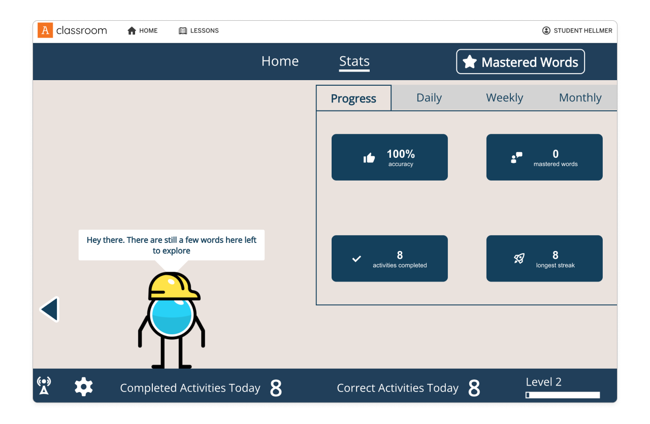 Vocab App: The student experience