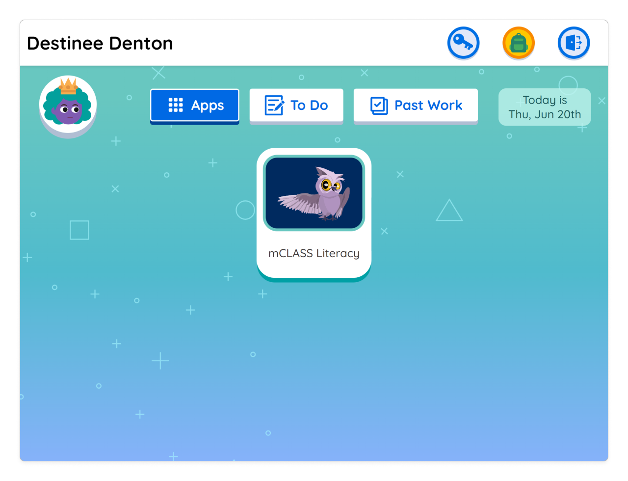 mCLASS: Educator Home and Student Home