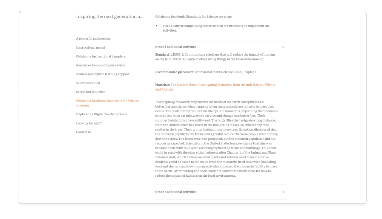 Using Amplify Science in Oklahoma