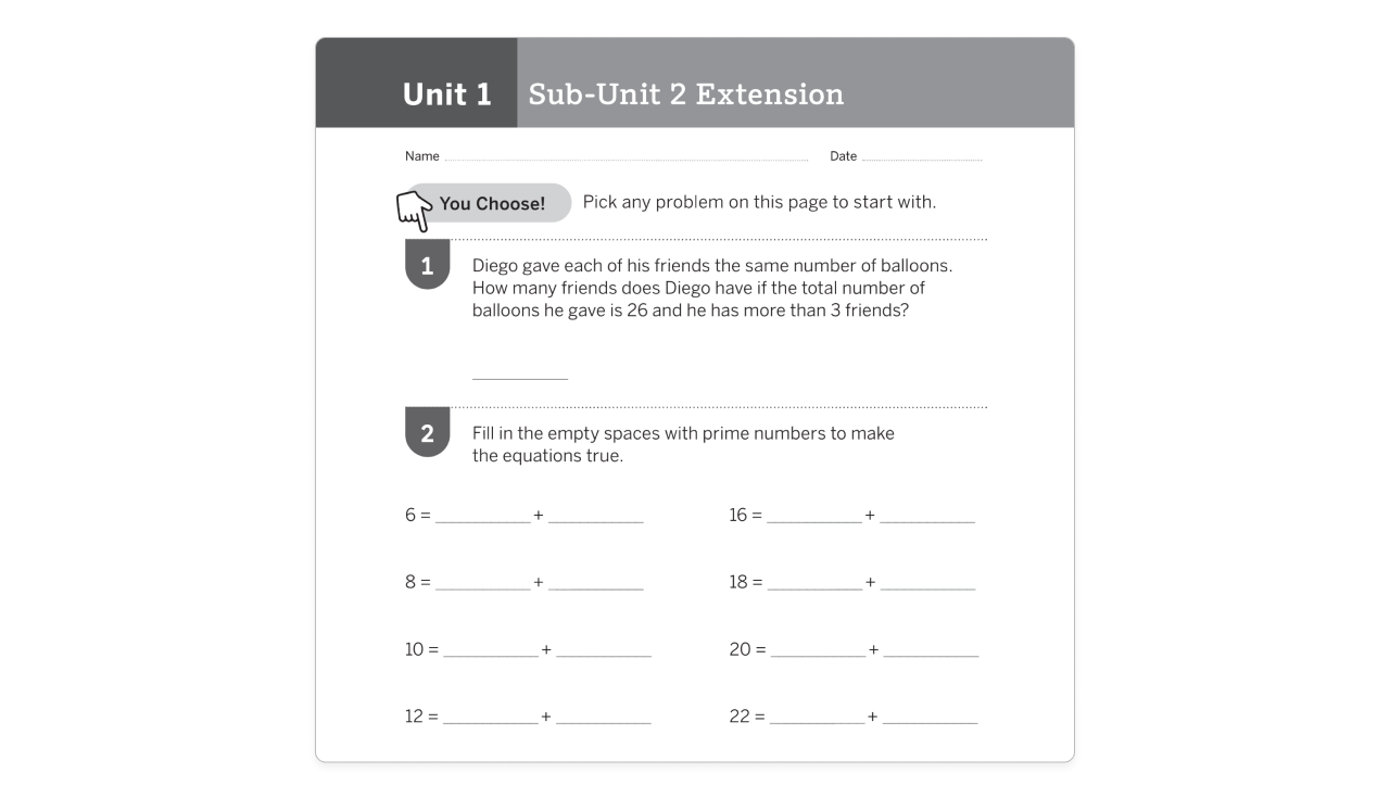 Amplify Desmos Math: Differentiation beyond the lesson