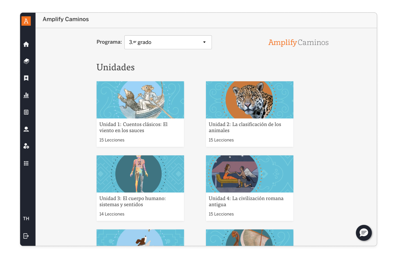 Amplify Caminos digital experience
