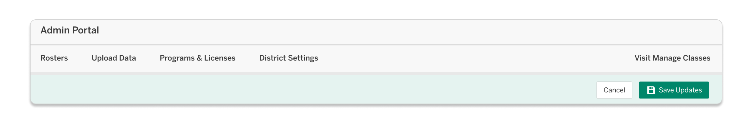 Admin Portal: Permissions