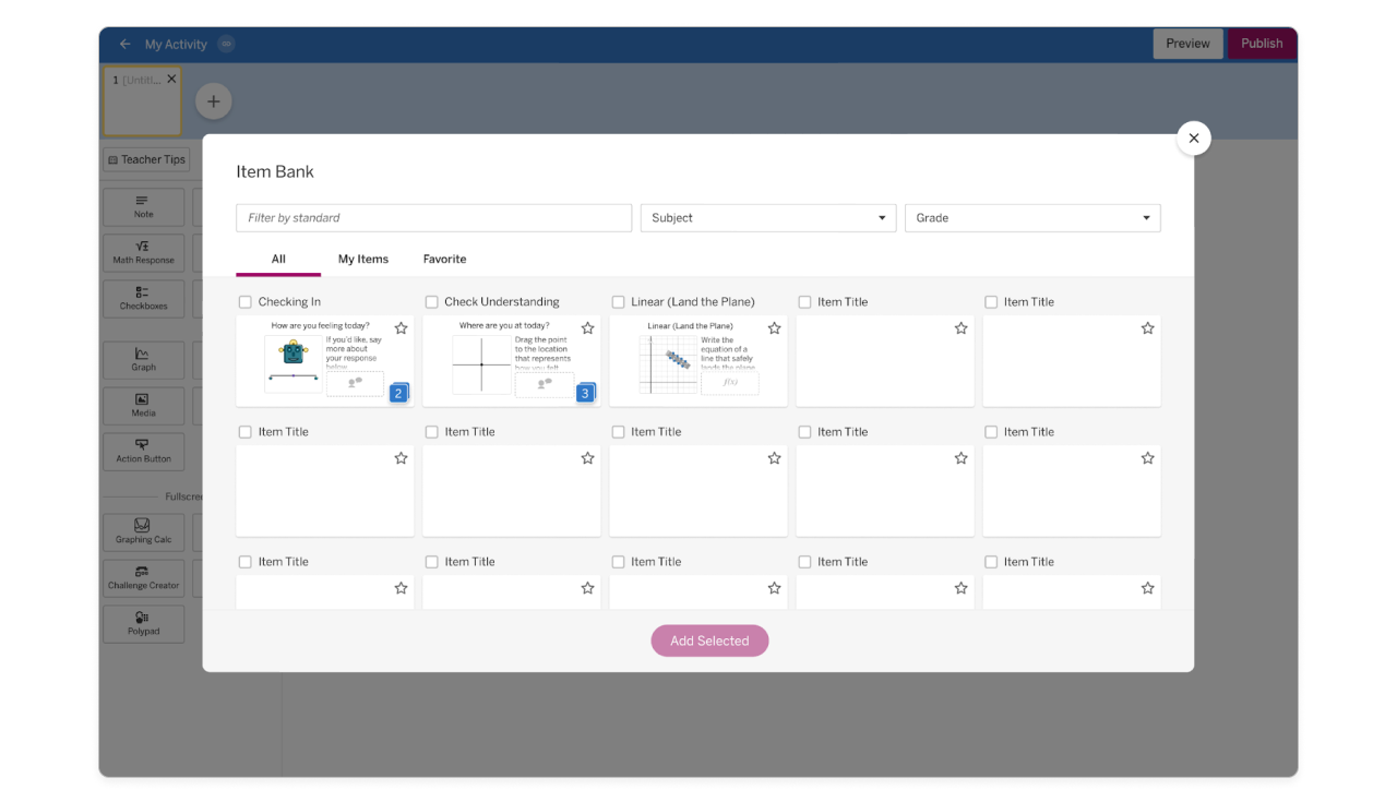 Amplify Desmos Math: Program resources
