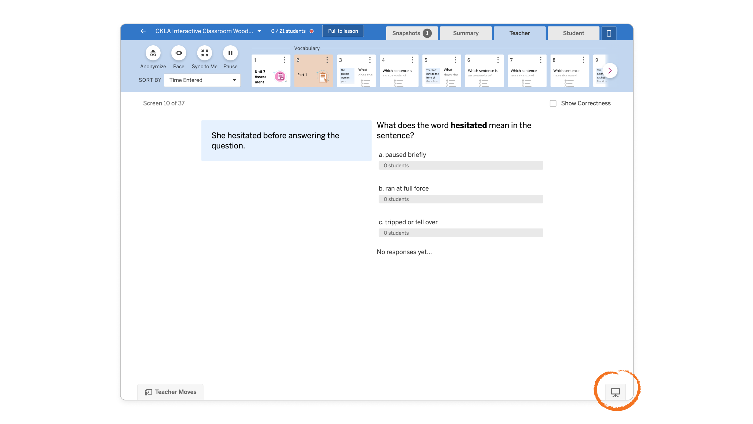 Amplify Classroom: Companion Mode and Projector Mode
