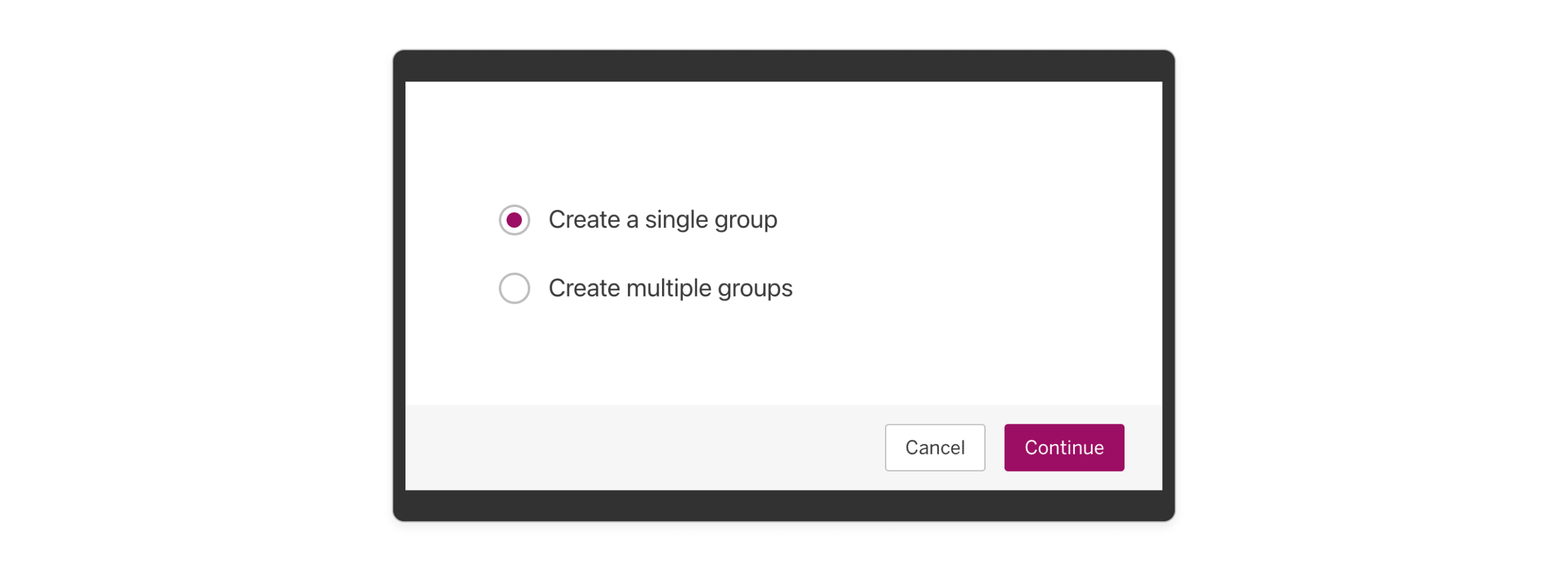 Admin Portal: Groups