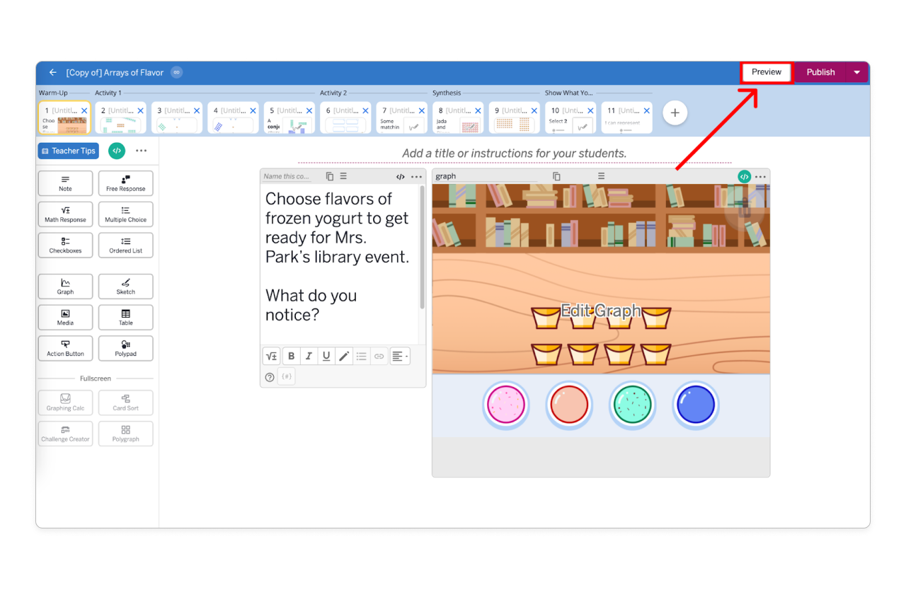 Amplify Classroom: Activity styling configurations