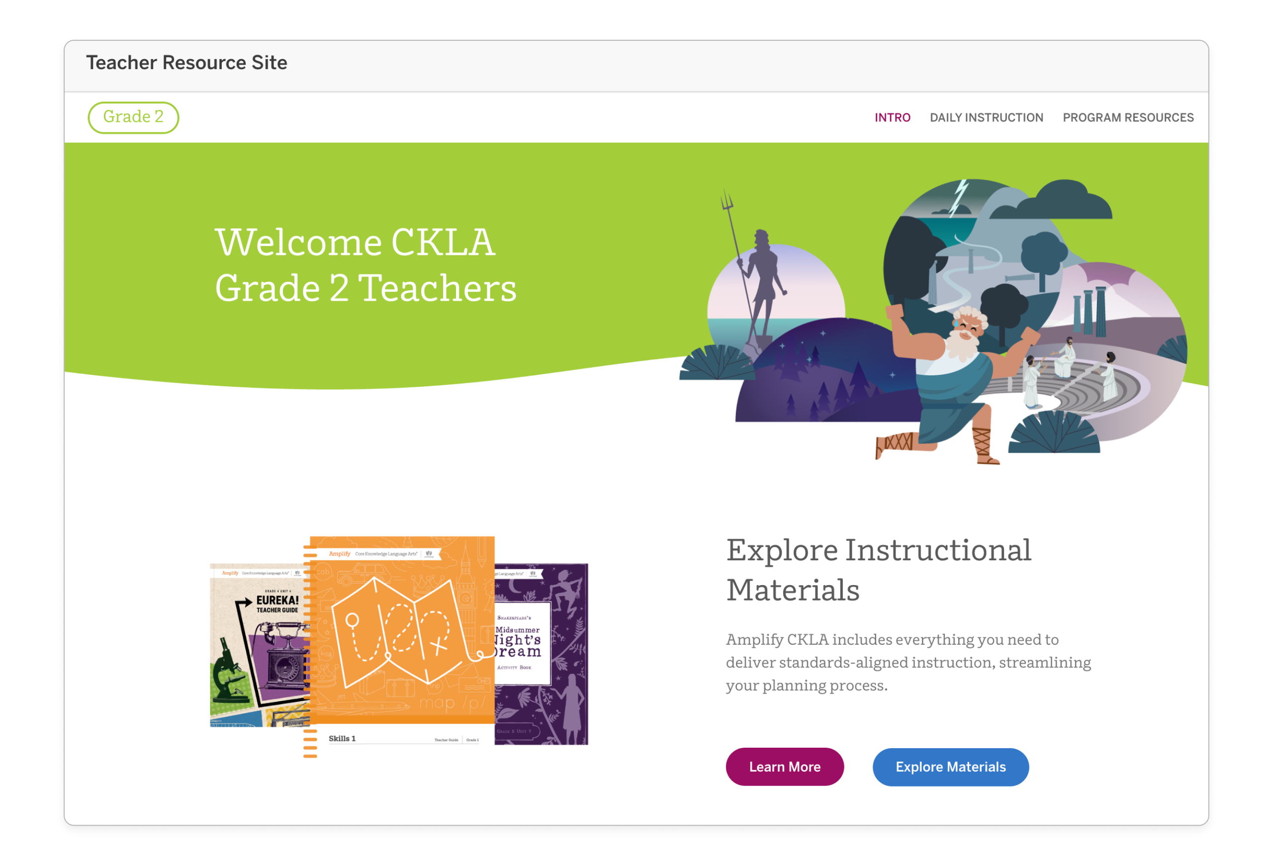 Amplify CKLA: Teacher Resource Site