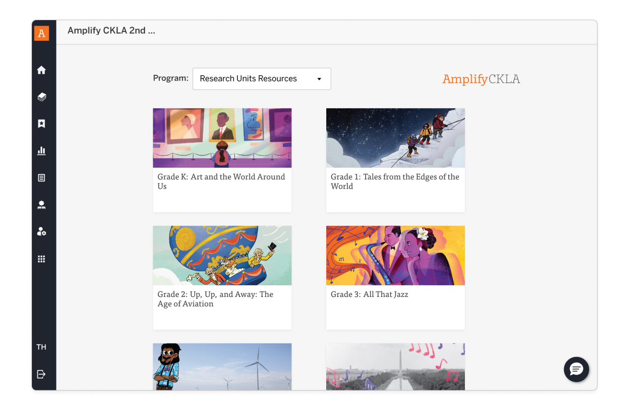 Amplify CKLA digital experience