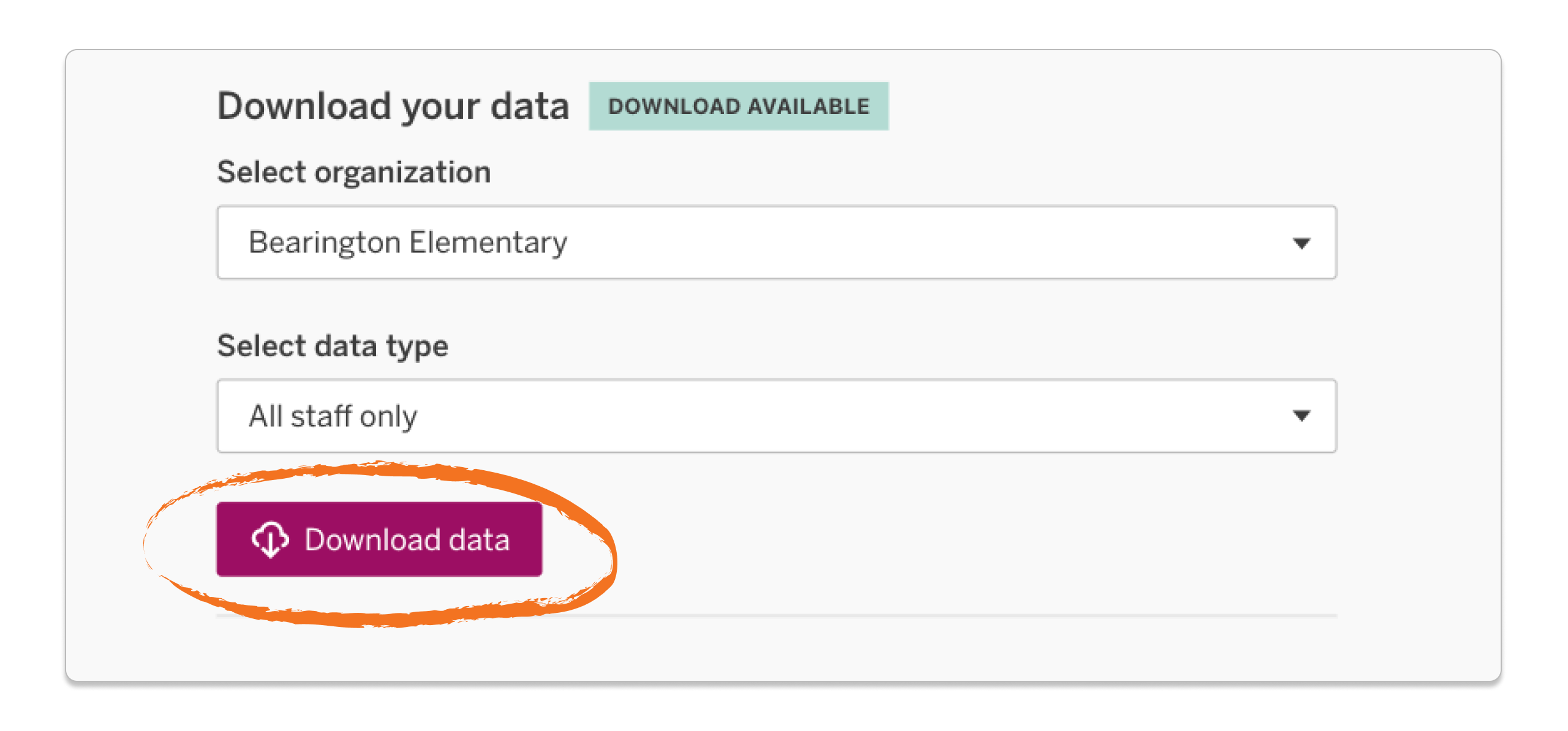 Batch Upload: Download your data