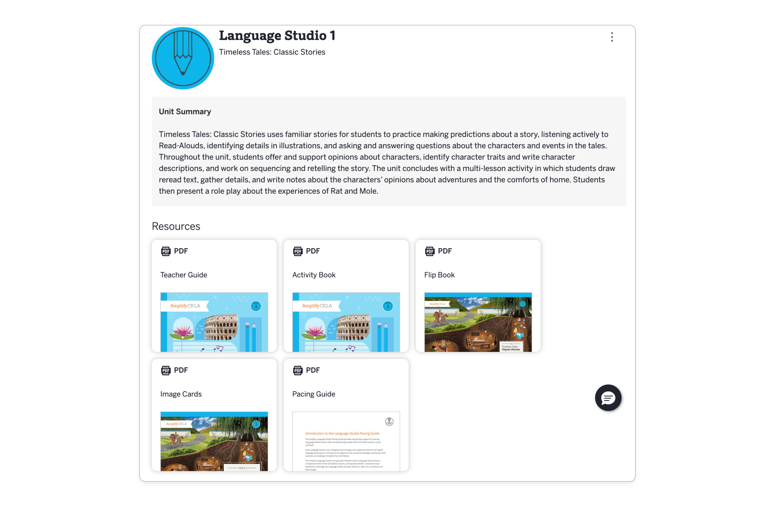 Amplify CKLA 3rd Edition: Language Studio