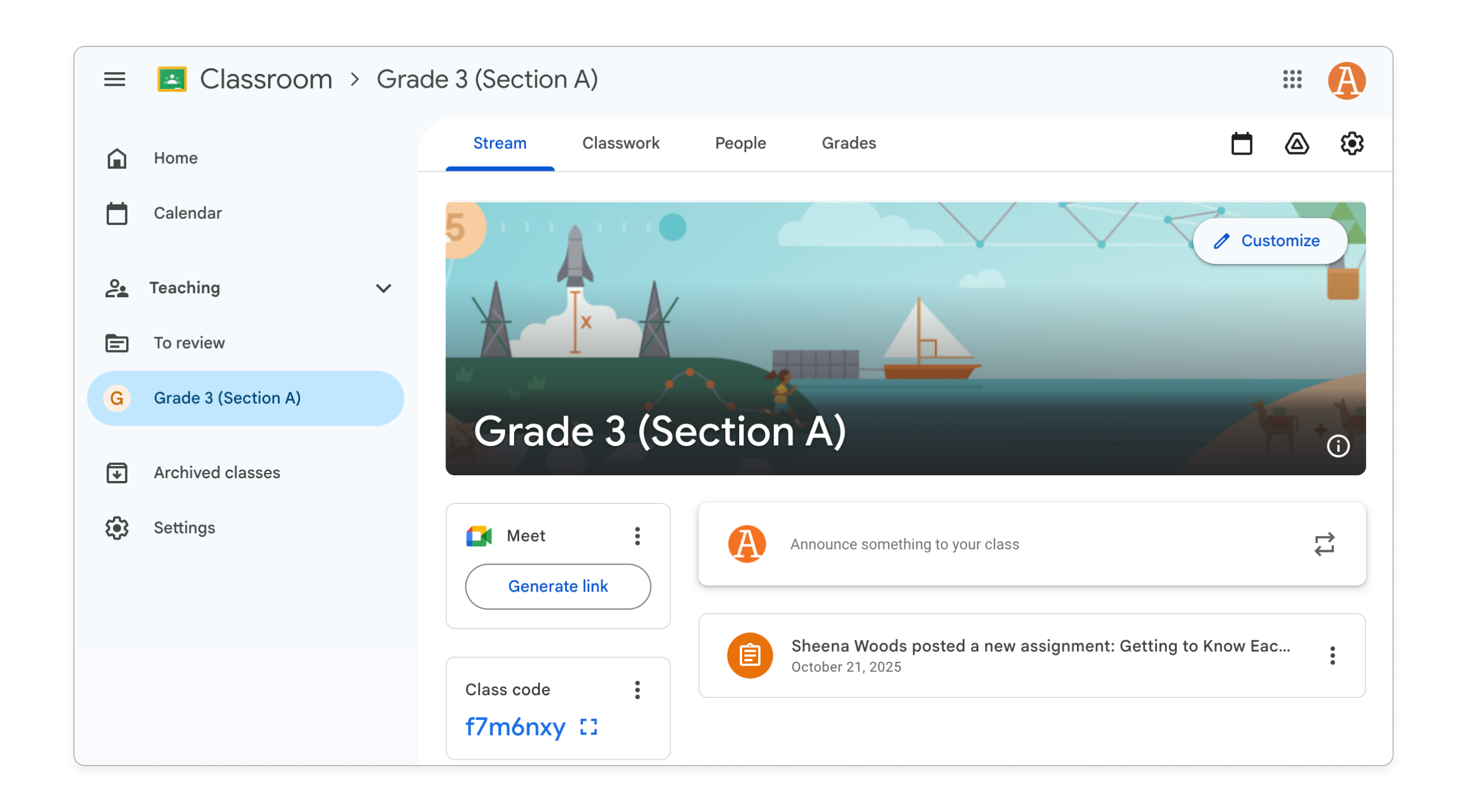 Assigning and single session codes