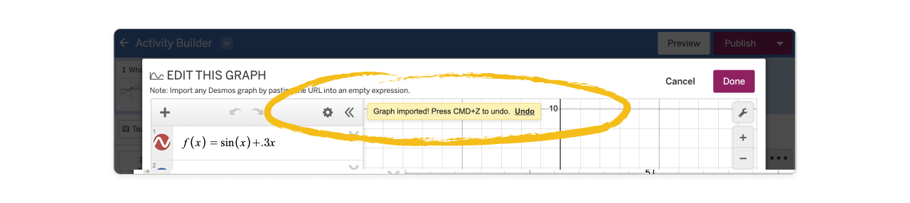 Amplify Classroom: Copy individual components and edit graphs in Activity Builder
