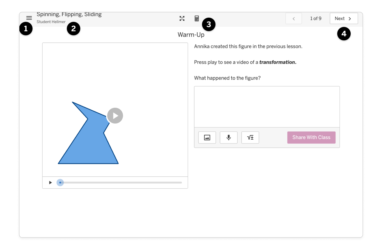 Amplify Classroom: Student experience in classroom activities