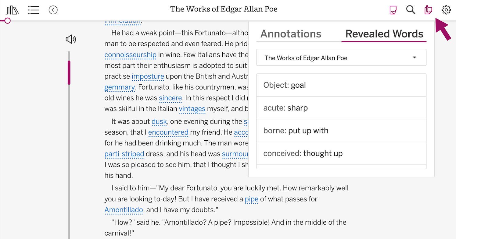 Amplify ELA: Vocabulary resources