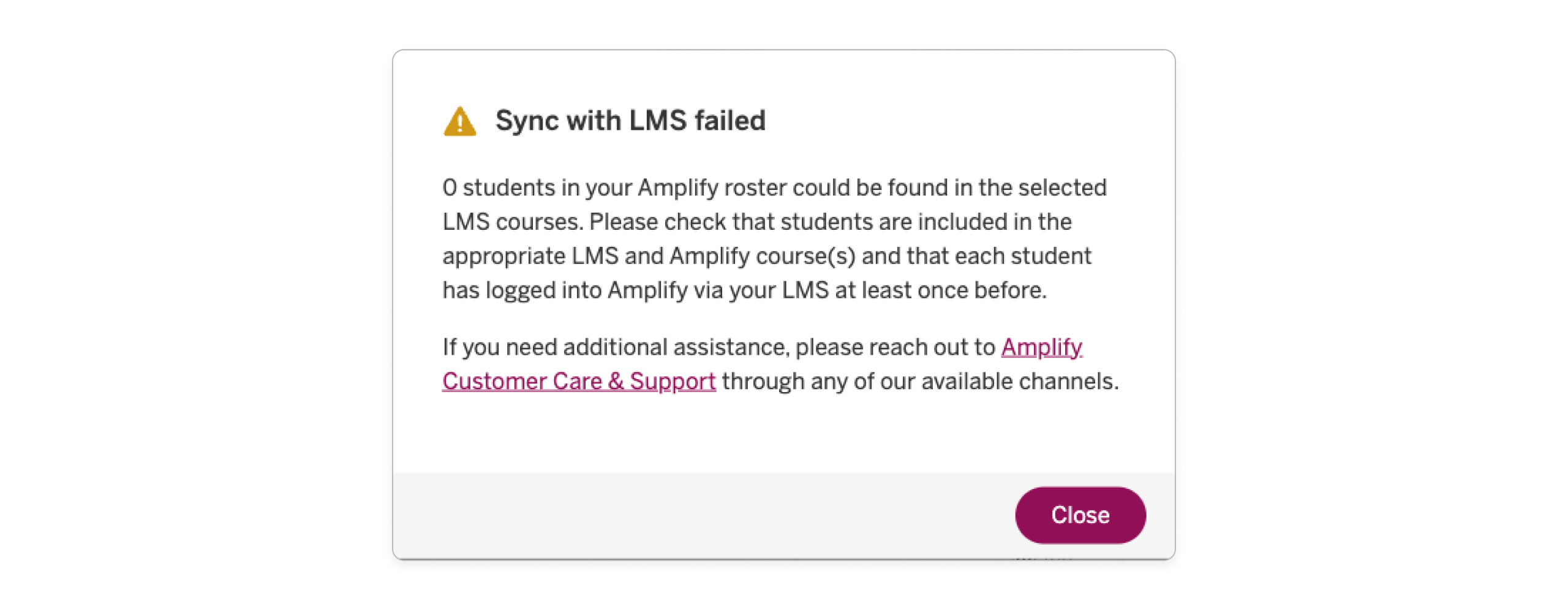 Canvas: Syncing grades from Amplify