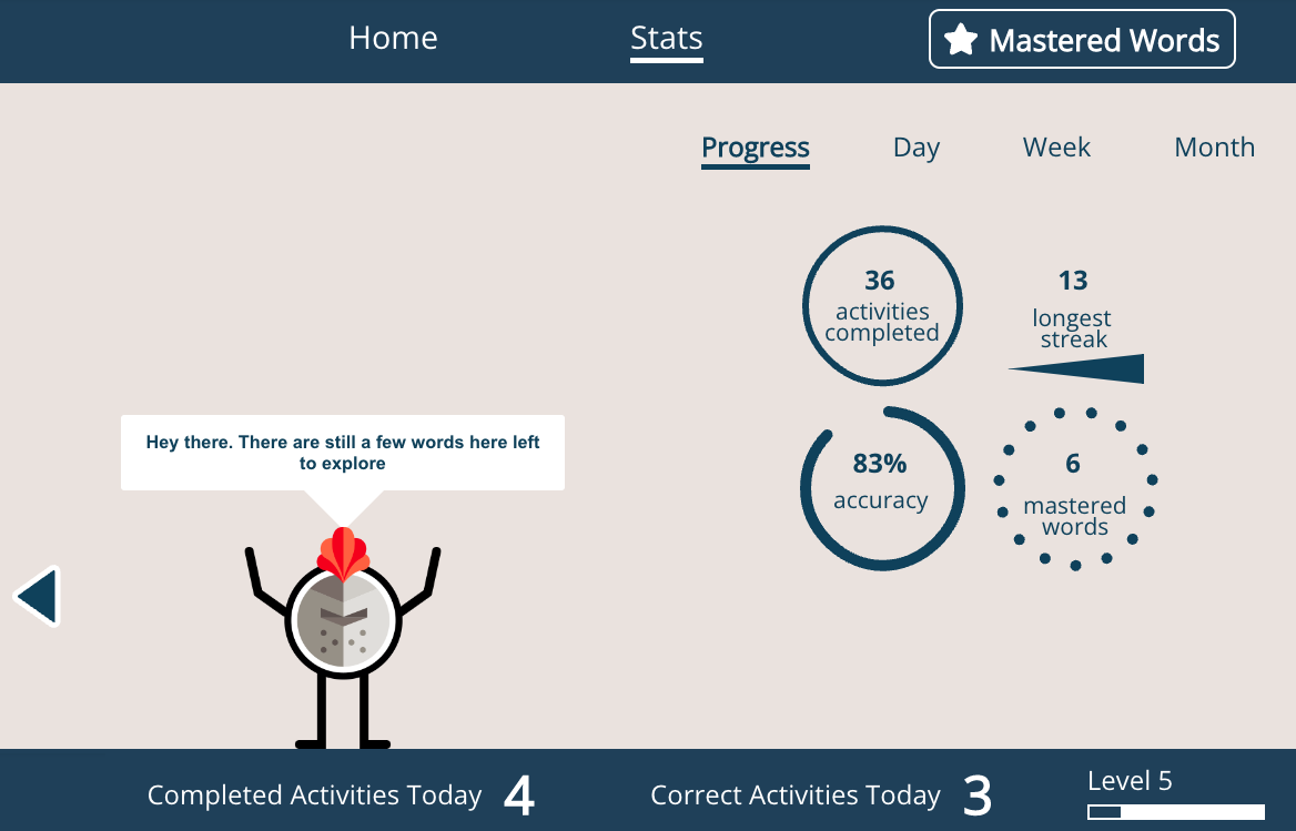 Vocab App: The student experience