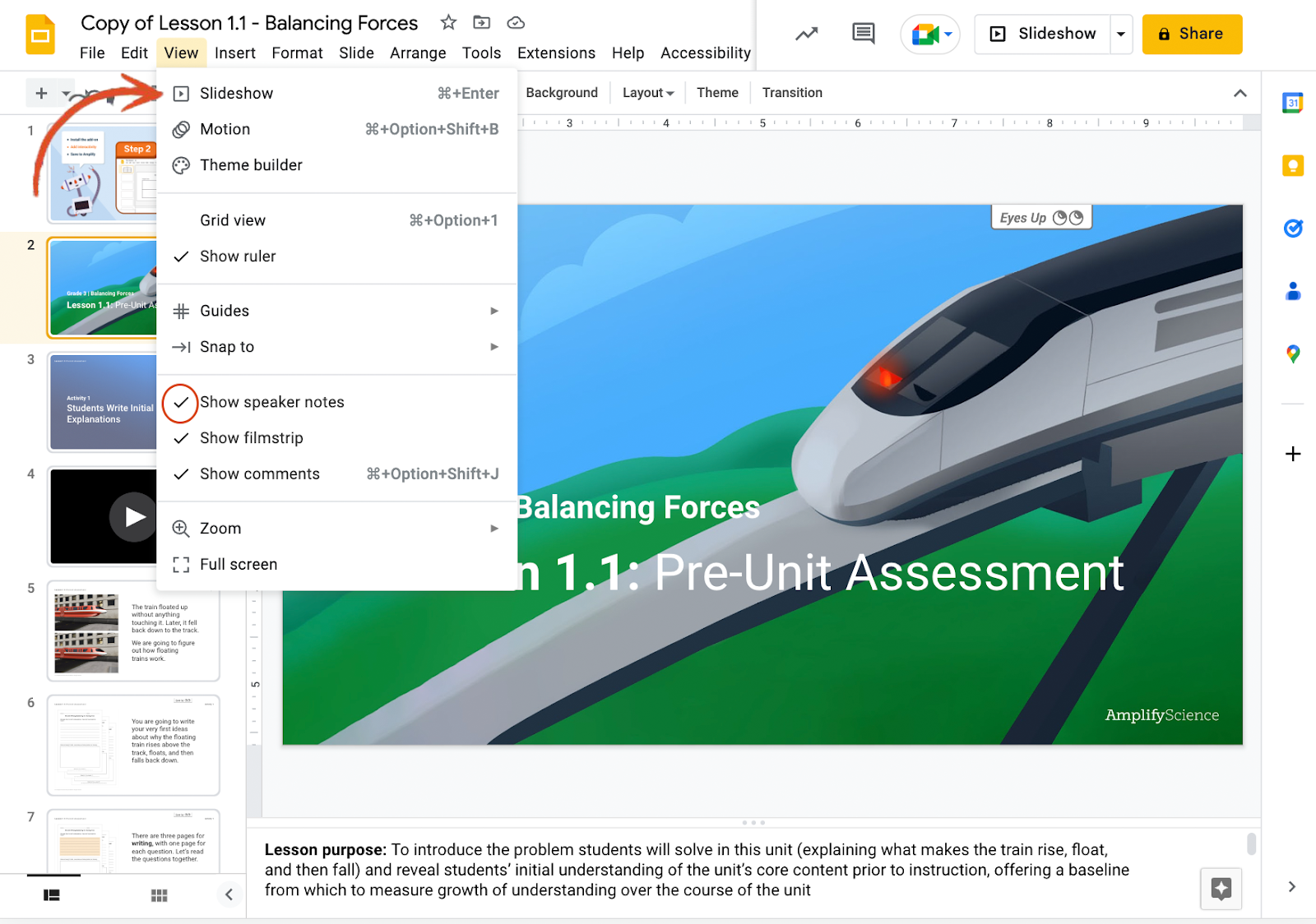 Amplify Science Classroom Slides for grades K–5