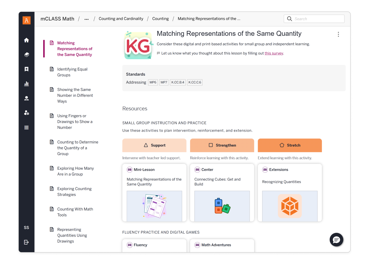 mCLASS Math: Mini-Lessons and Boost Personalized Learning recommendations