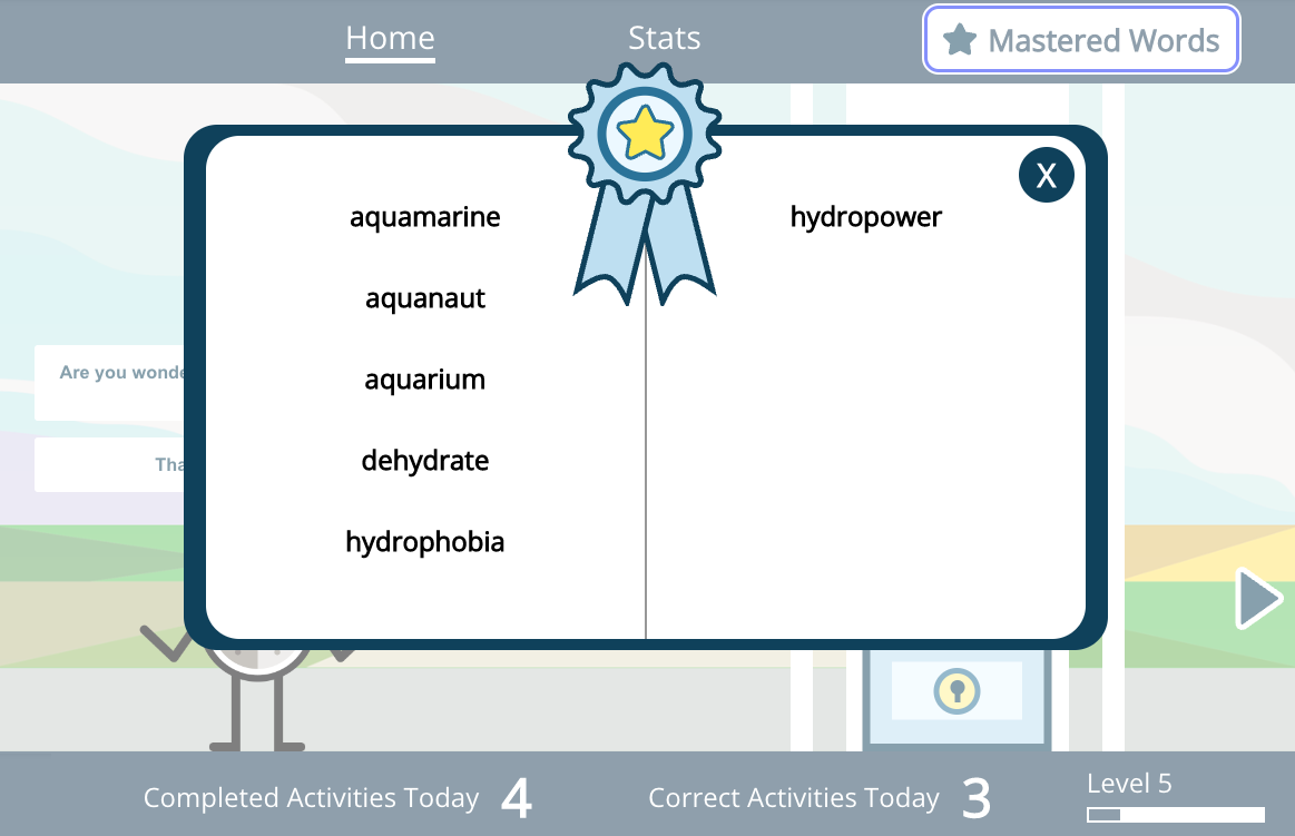 Vocab App: The student experience