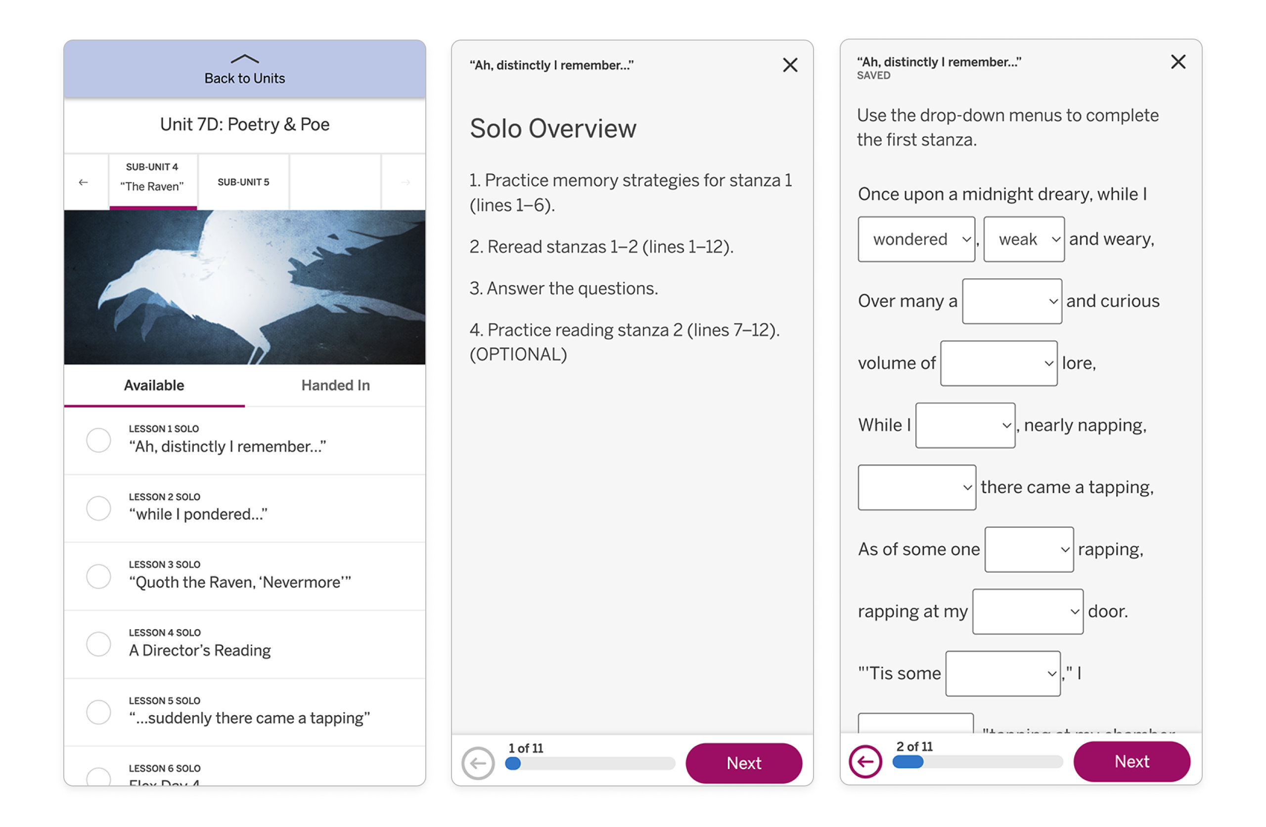 Amplify ELA: Solo Overviews
