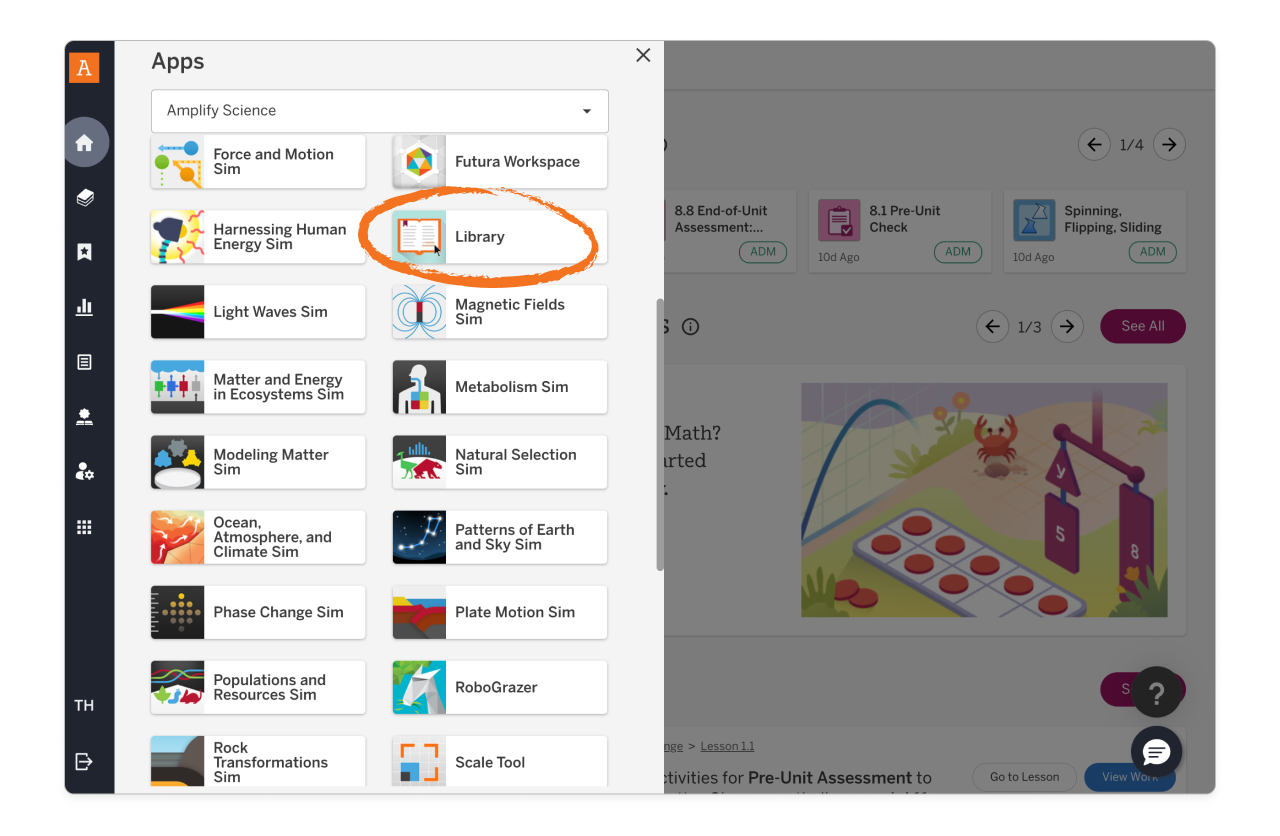 Amplify Science K–5 program features