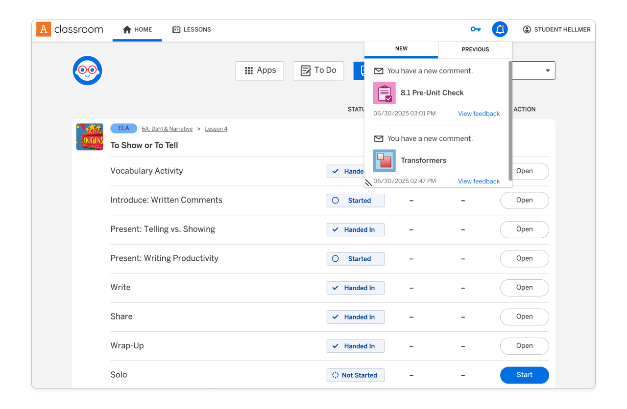 Amplify ELA: How to assign activities for grades 6–8