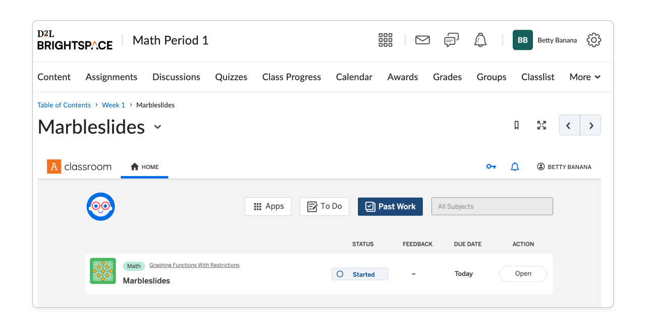 Brightspace/D2L: Importing Amplify content (Deep linking)