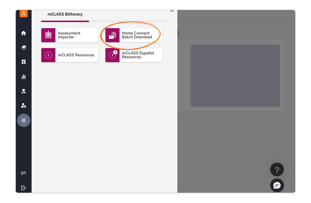 mCLASS Home Connect Batch Download
