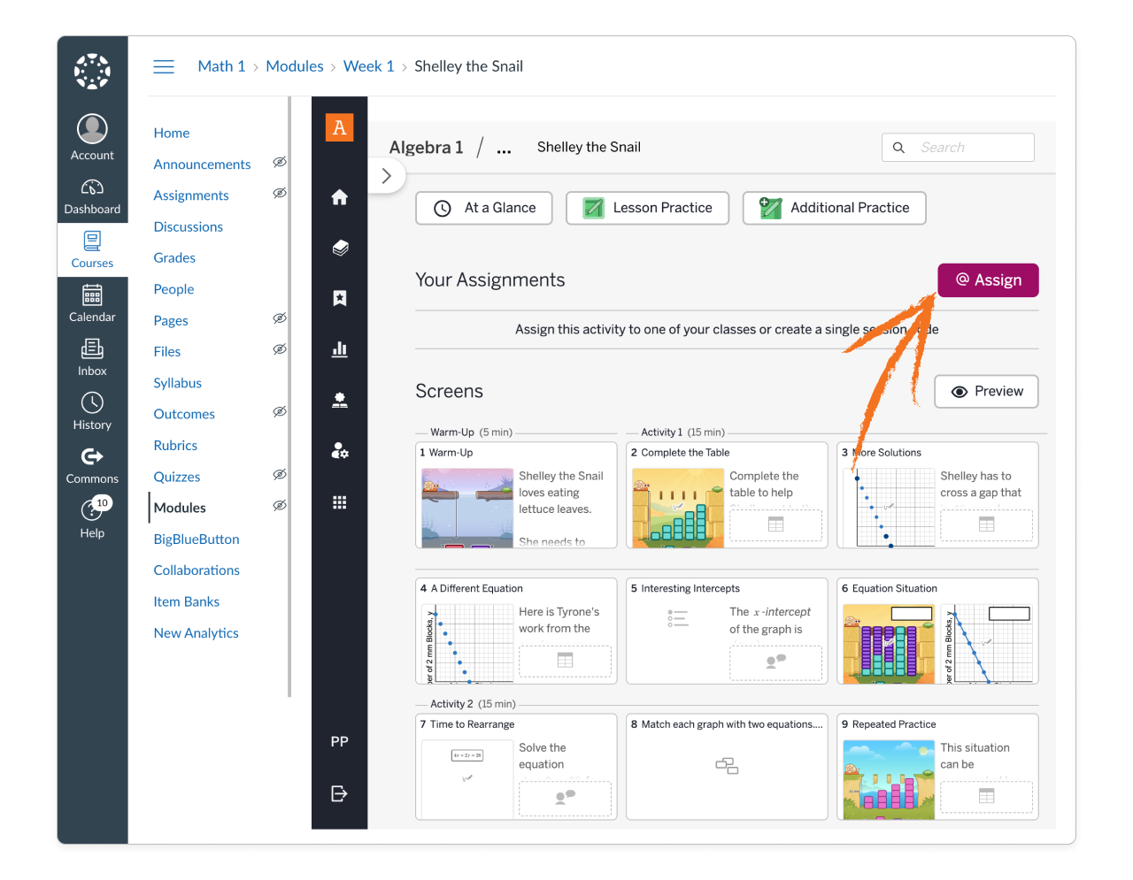 Canvas: Importing Amplify content (Deep linking)