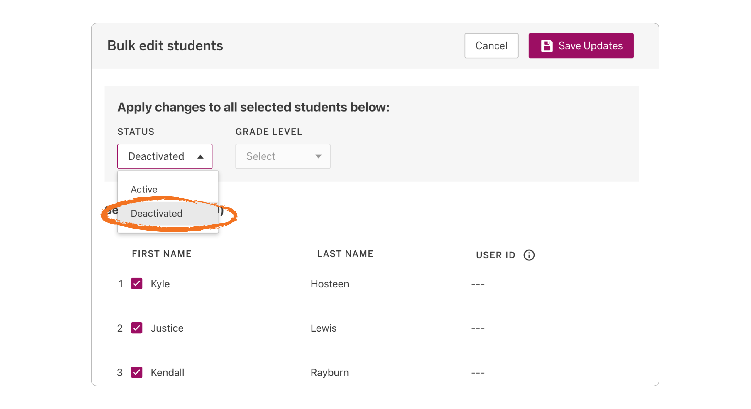 Admin Portal: Rostering and rollover