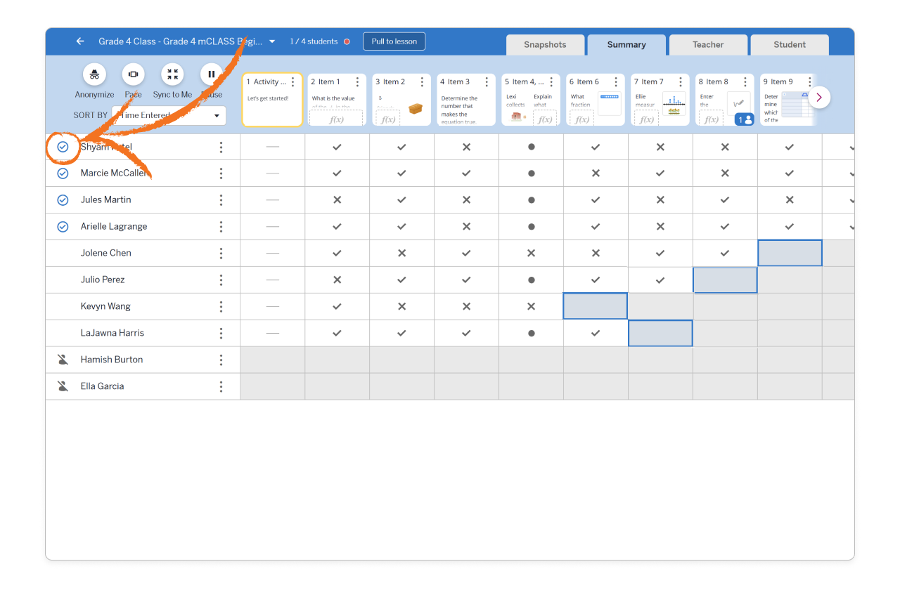 mCLASS Math: Using the Teacher dashboard